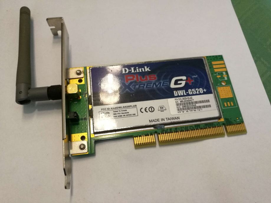 Mrežna wi-fi kartica D-Link DWL-G520+