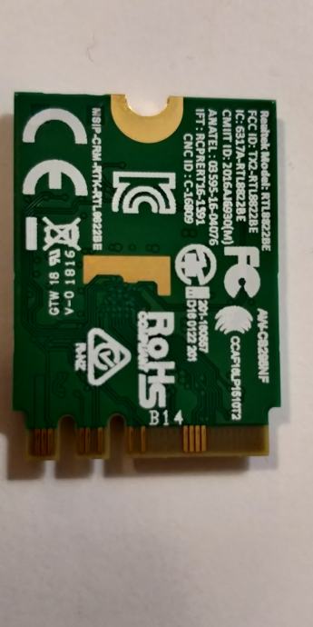 Realtek RTL8822BE WLAN WiFi Bluetooth adapter M.2 802.11AC BT4.2