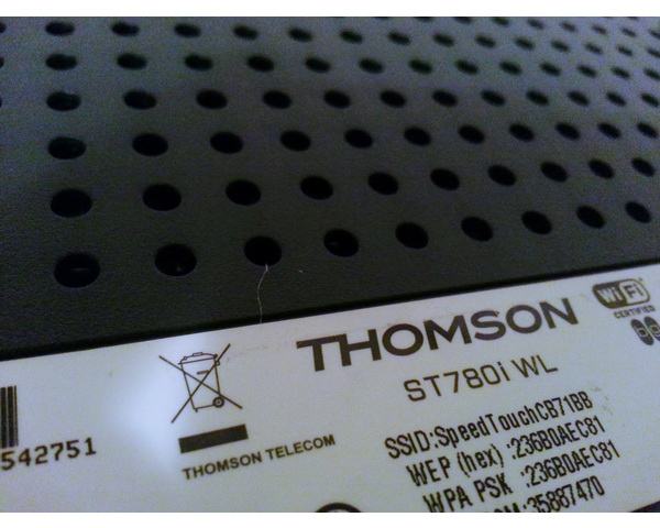 Router - Thomson ST870i WL