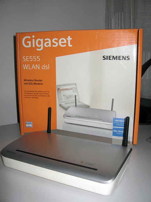 Siemens Gigaset SE-555 WLAN adsl router