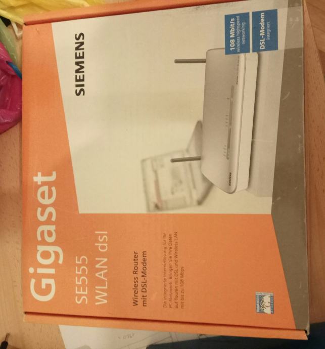 Siemens Gigaset SE 555 WLAN DSL ruter router