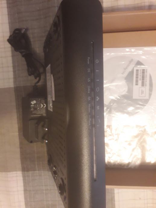 Technicolor TC7200.20 wireless router 4x 1000 Mbit LAN WIFI router