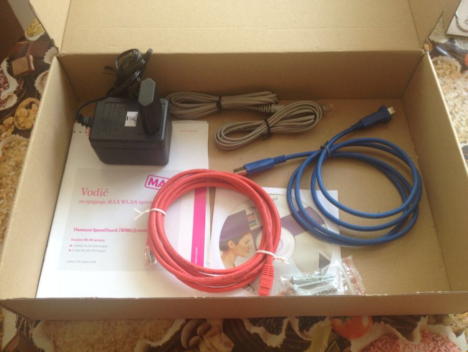 Thomson SpeedTouch ST780i WL wireless ADSL router (T-com), NOV, Pula