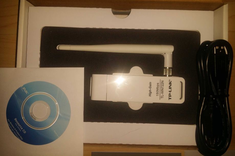 TP-Link 722N wireless bežični adapter sa 4dBi antenom