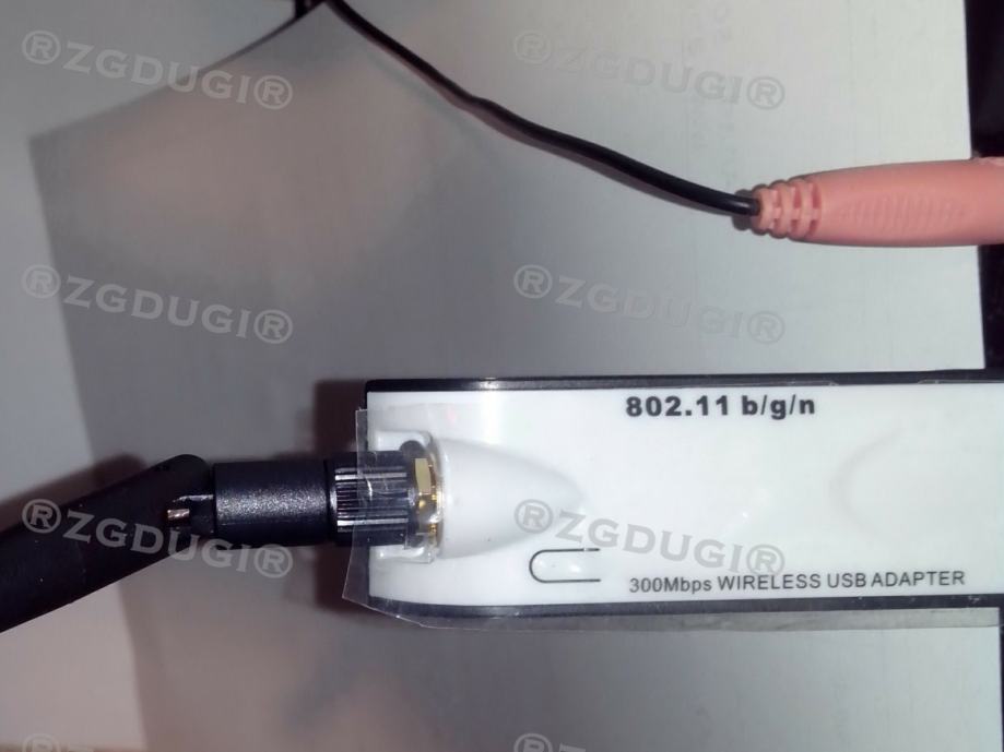 USB WiFi LAN BEŽIČNA KARTICA ADAPTER 300Mbps 300m RTL8191 CHIPSET