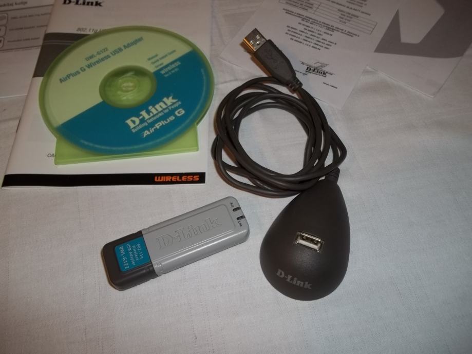 USB wireless adapter D-LINK DWL-G122 - Stick za Wi-Fi internet