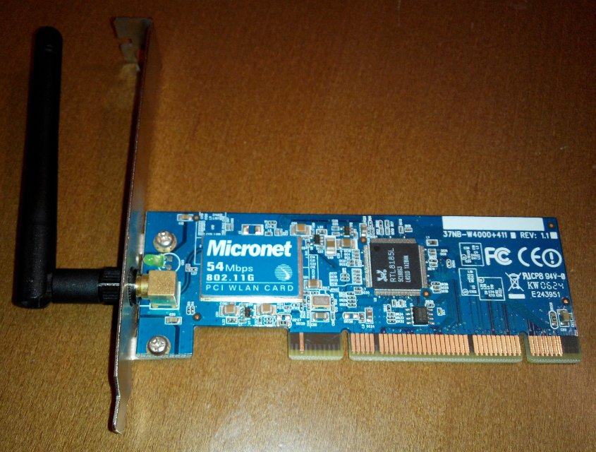 Wifi kartica Micronet SP906GK V5, Realtek RTL8185L chipset