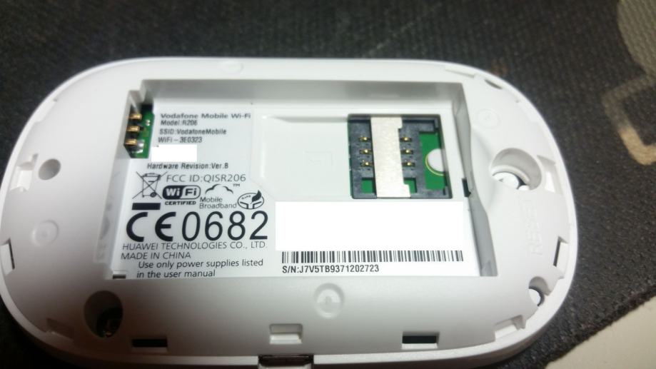 Wifi mobilni Hotspot, Vodafone Huawei R206 3G