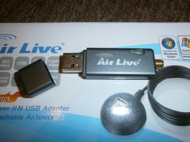 Wireless AirLive WN-360USB + AirLive 2,4GHz 10dBi antena