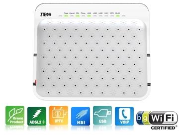 ZTE ZXV10 H201L ADSL ROUTER WIRELESS NOVO!!
