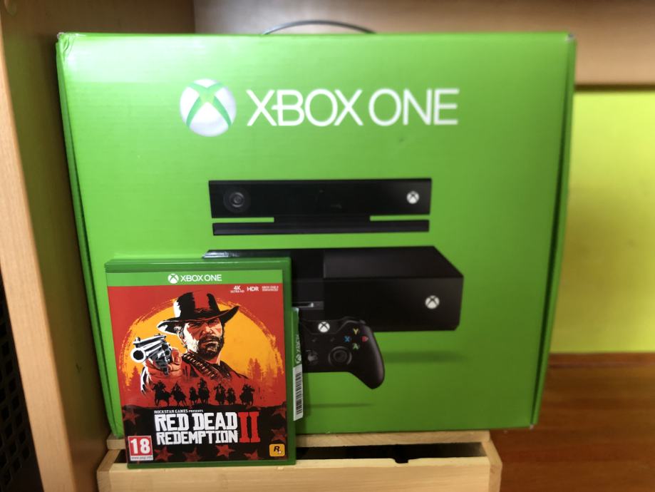 XBOX ONE KONZOLA + KINECT + RED DEAD 2