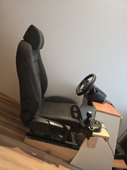 Logitech G920+shifter+custom simulator