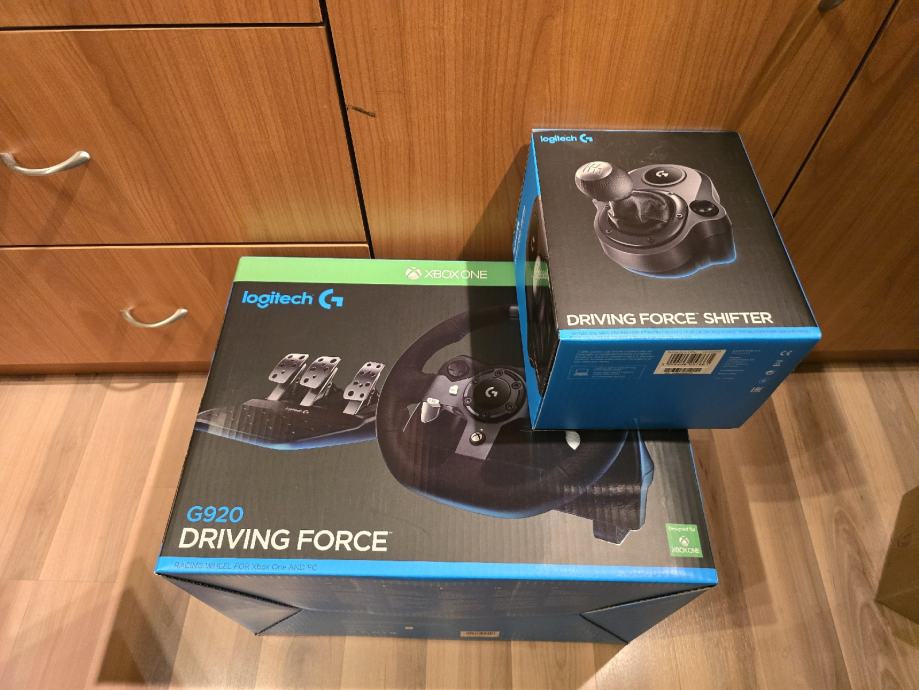 Logitech G920+shifter+custom simulator