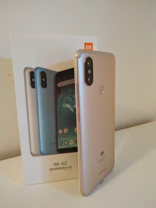 Xiaomi Mi A2 Android one gold NEKORIŠTEN