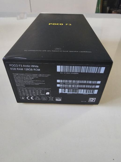 POCO F3 arctic white