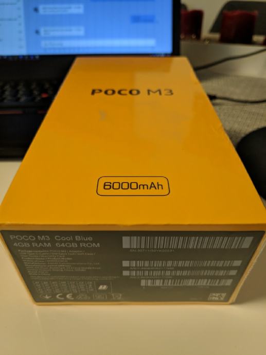 Poco M3 4/64 Blue NOVO