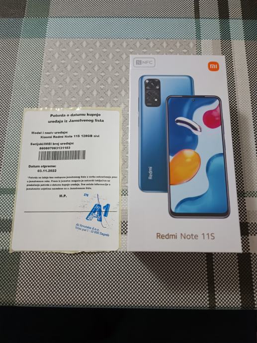 Redmi Note 11S Graphite Gray 6GB RAM 128GB ROM
