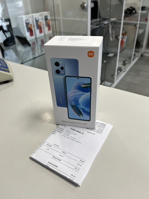 Xiaomi Redmi Note 12 Pro 5G 6/128GB, NOVO, GARANCIJA, R1 račun