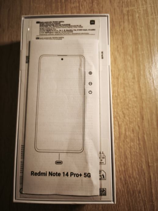 Xiaomi Redmi Note 14 pro+ 5g12/512GB midnight black