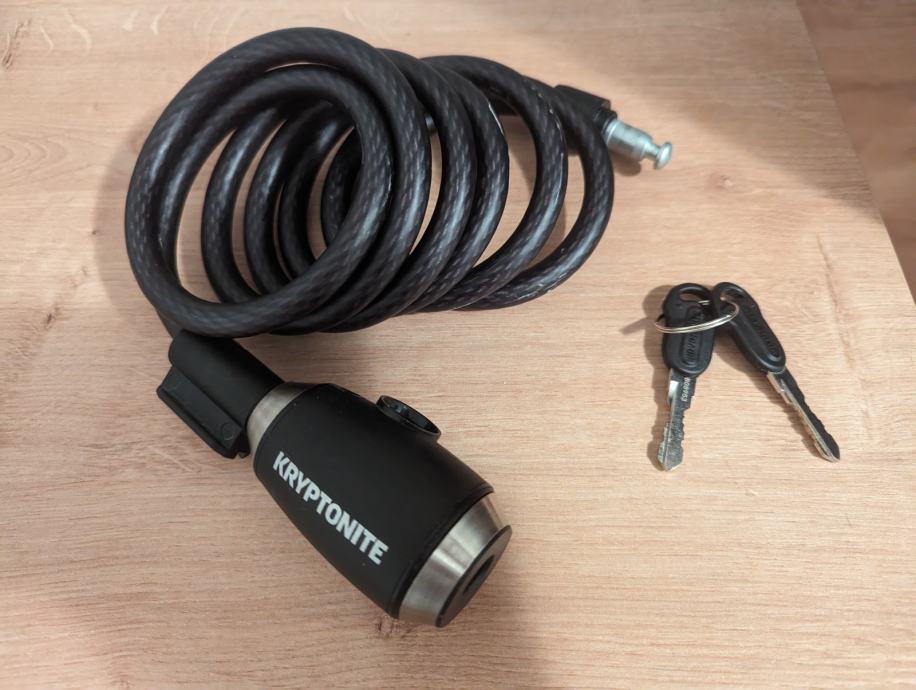 Brava za bicikl - Kryptonite Bike lock Kryptoflex 1018 - Key