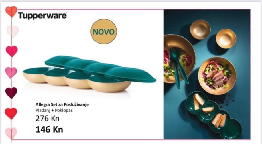 Tupperware Allegra posude