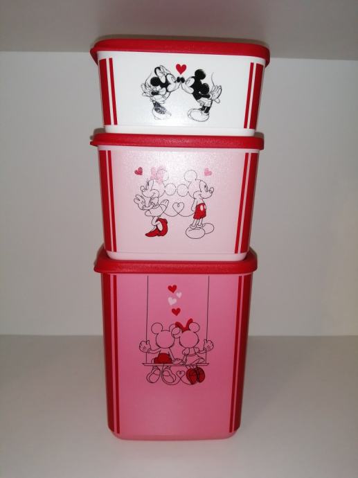 Tupperware Disney Valentino set Cubix