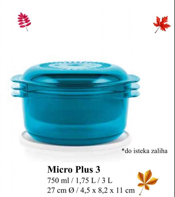 Tupperware micro plus 3