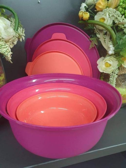 Tupperware set aloha 4 L,2 L i 1 L