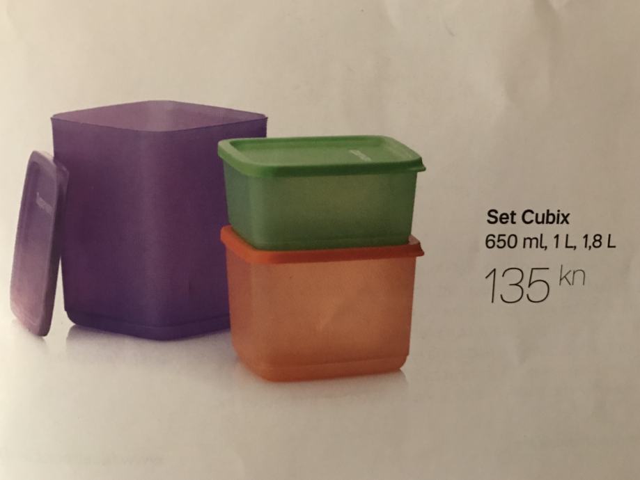 Tupperware set CUBIX