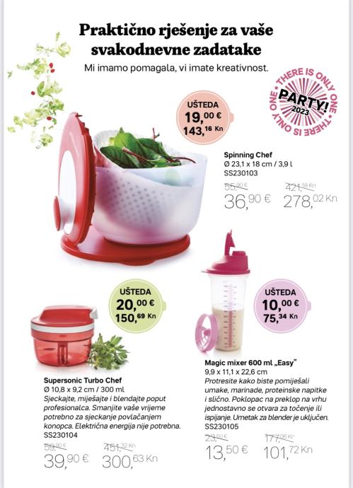 Tupperware Spinning Chef 3,9L