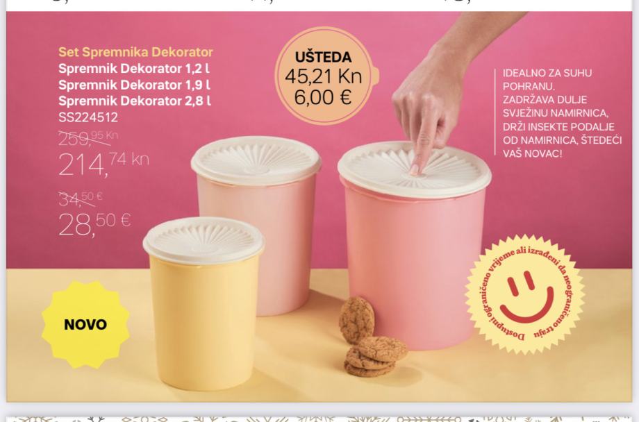 Tupperware Spremnici Derkorater