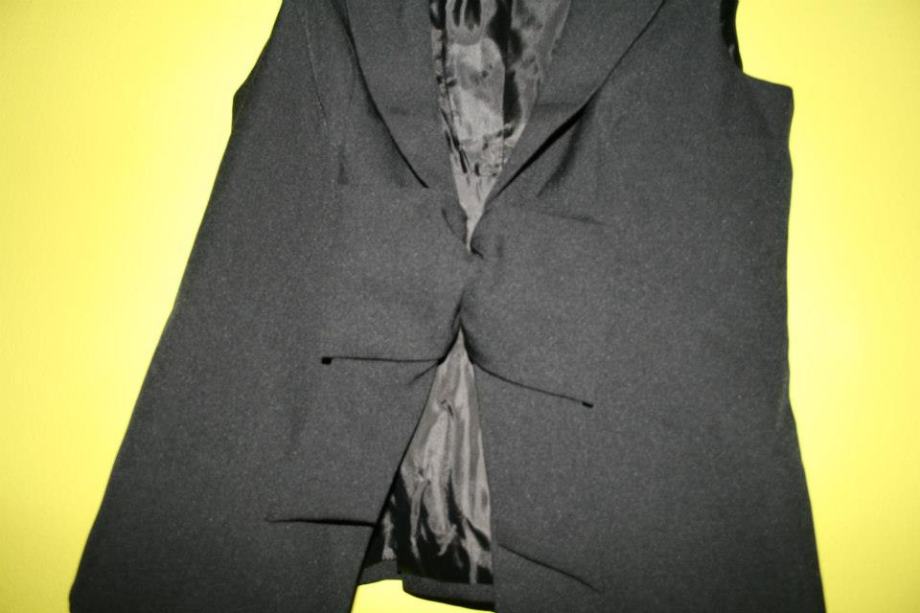 Sako bez rukava s mašnom crni, S, Tally Weijl