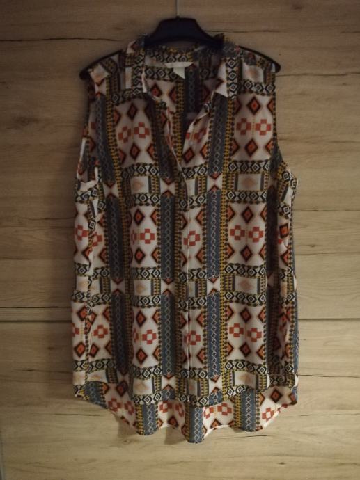 H&M šarena košulja bez rukava