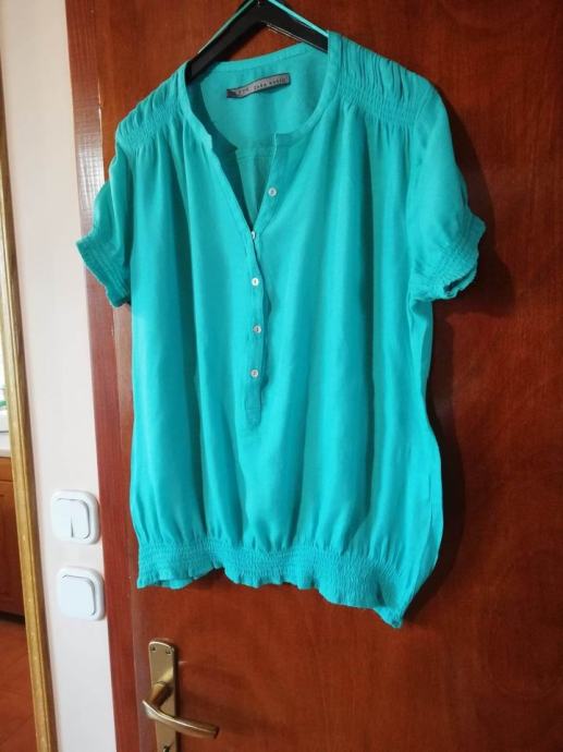 NOVA ZARINA TIRKIZNO ZELENA BLUZA
