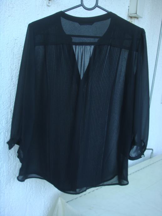 ŽENSKA SVEČANA CRNA BLUZA H&M vel L