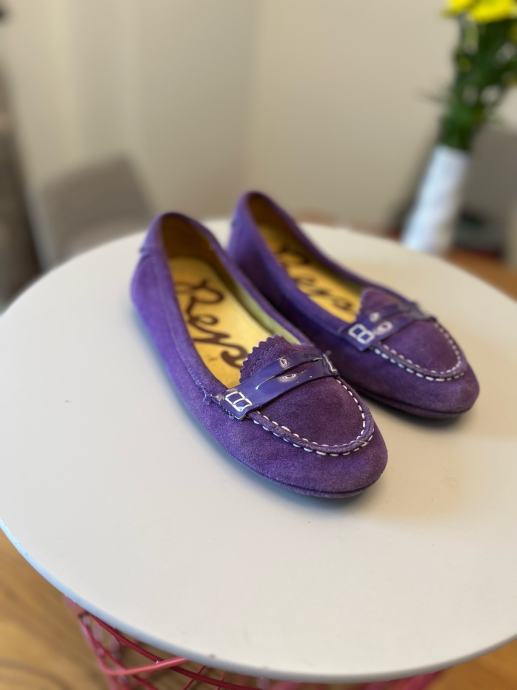 Replay ljubičaste kožne mokasine