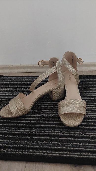 Zlatne svečane sandale