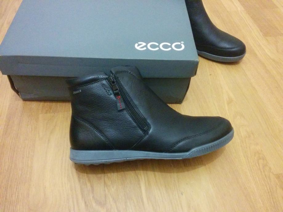 crne ženske ecco crisp cipele, gležnjače, broj 42 - NOVE