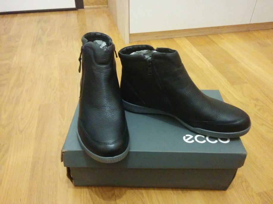 crne ženske ecco crisp cipele, gležnjače, broj 42 - NOVE