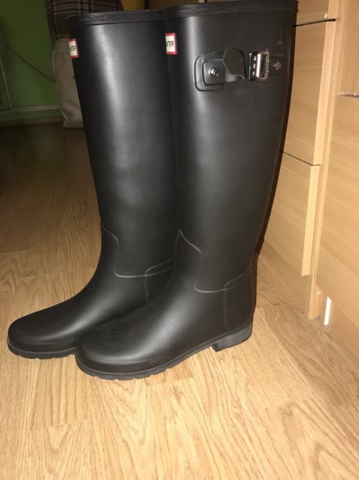 Hunter gumene čizme (crne)