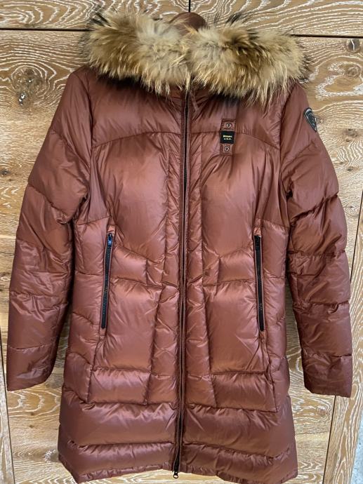 Blauer USA Jakna M paperje mantil bunda zimsko pravo krzno