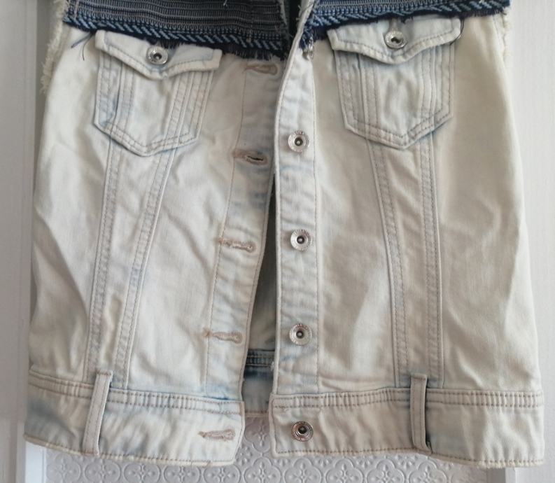 Stradivarius traper jakna bez rukava/prsluk