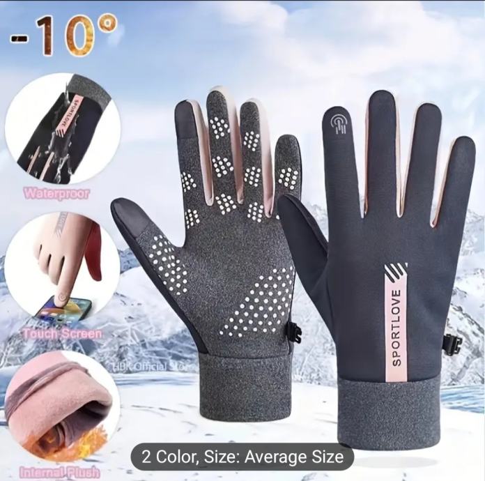 Zimske ženske sportske rukavice za niske temperature, touch screen