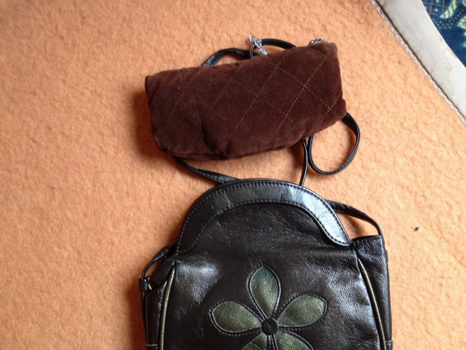 Crna ženska torbica s novčanikom