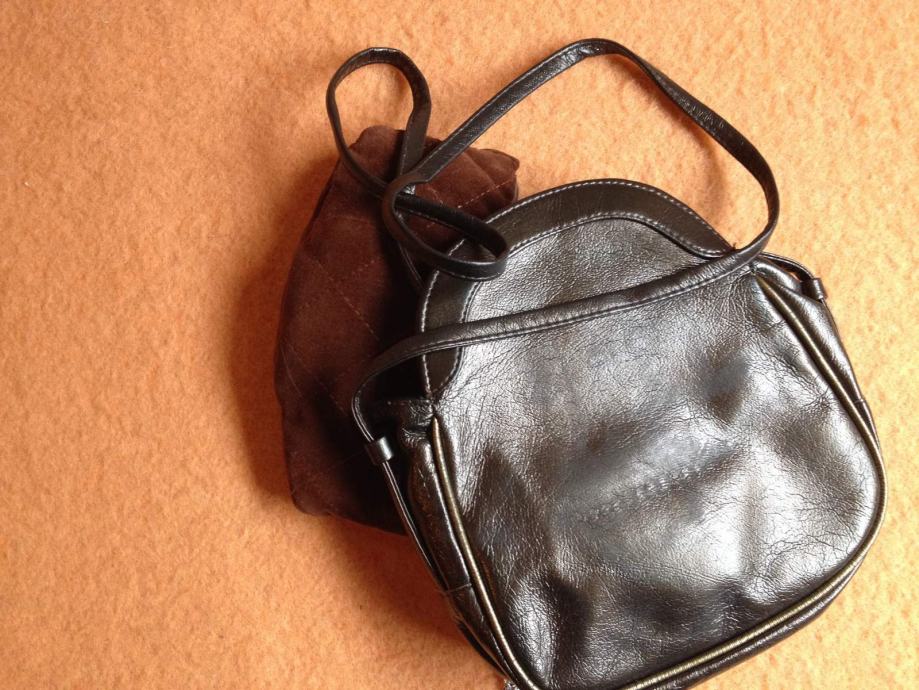 Crna ženska torbica s novčanikom