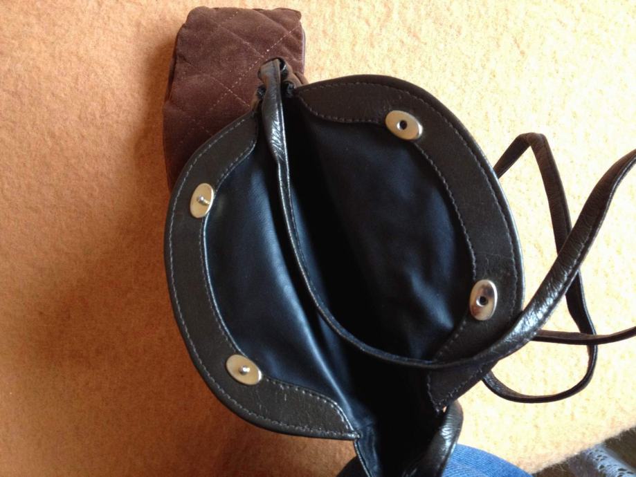 Crna ženska torbica s novčanikom