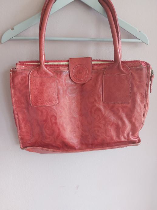 Guliver kožna crvena torba