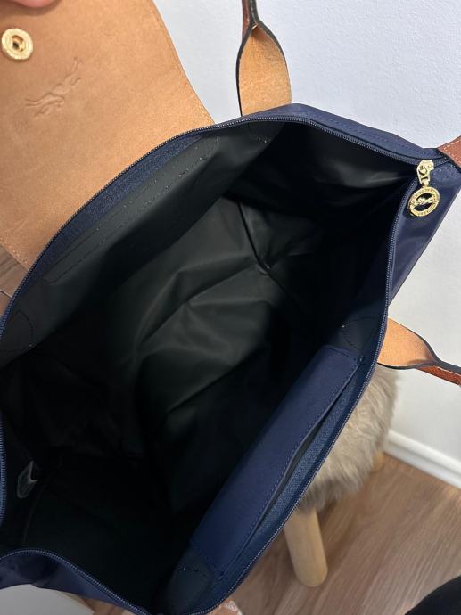Longchamp Le Pliage torba L veličine u tamnoplavoj boji
