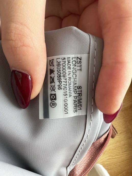 Torba Longchamp Le Pliage Original M Tote bag, colour Pink Tea