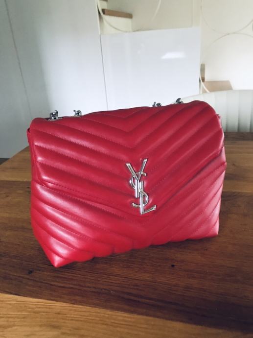 YSL like crvena torba